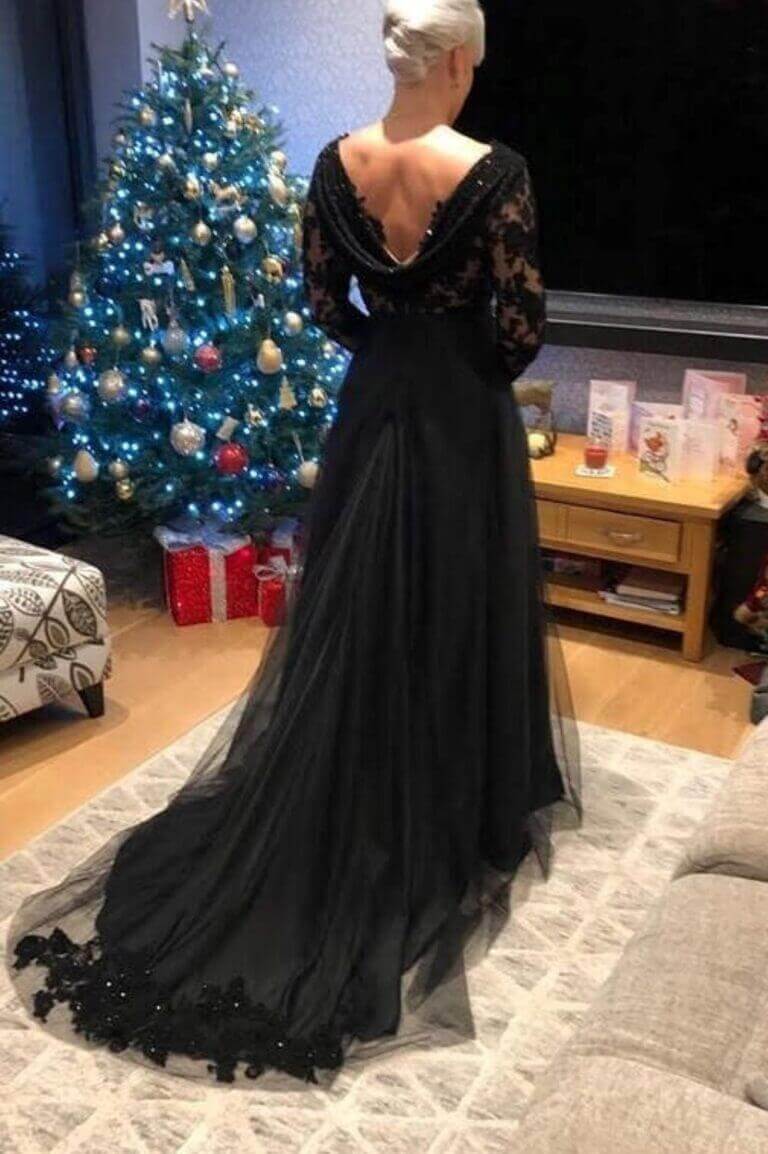 Christmas party ball gown - Handmade evening dresses - County Couture